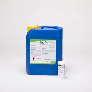 Huwa-San TR-5 Spa pool disinfectant silver stabilised hydrogen peroxide ...